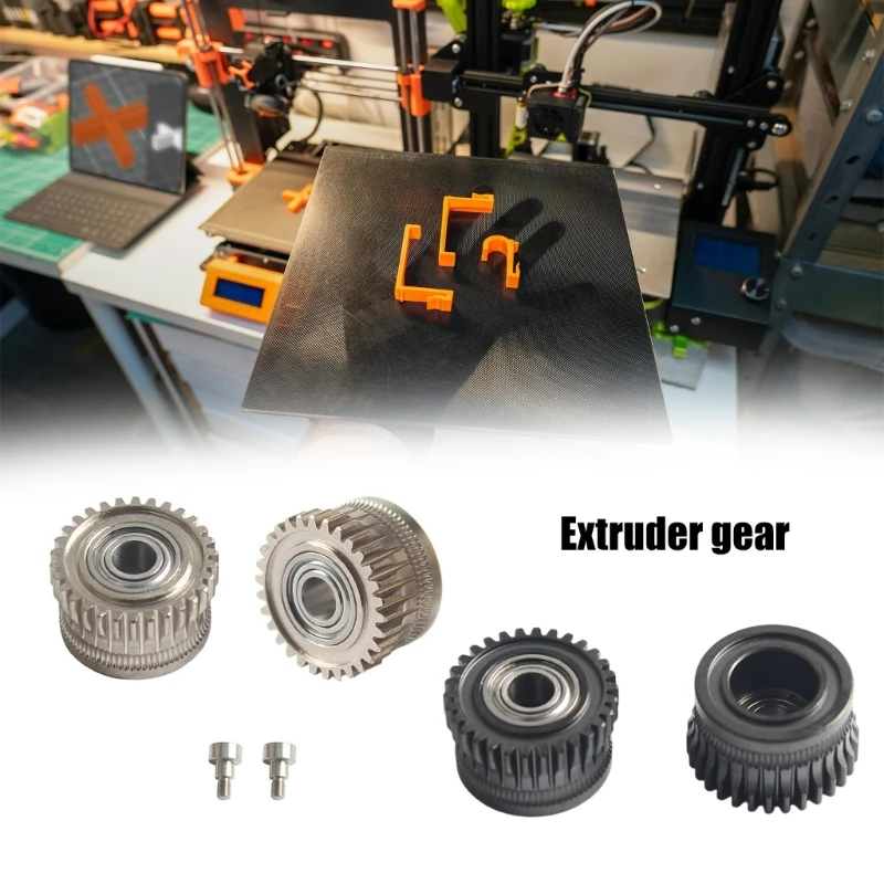 K1-Max-Extruder-Gears-Kit-2Pcs-All-Metal-Filament-Drive-For-Creality-K1 ...