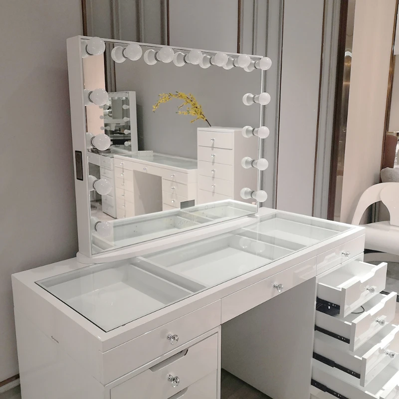 Modern-Home-Furniture-White-Glass-Bedroom-Dressing-Table-Makeup ...