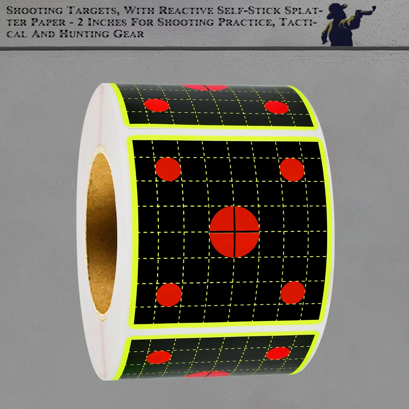 Tinta Flake: The Ultimate Fluorescent Shooting Target Stickers for ...