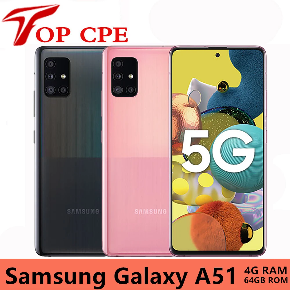 Samsung-tel-fono-inteligente-Galaxy-A51-A515U-A515F-6-5-4GB-de-RAM-64GB ...