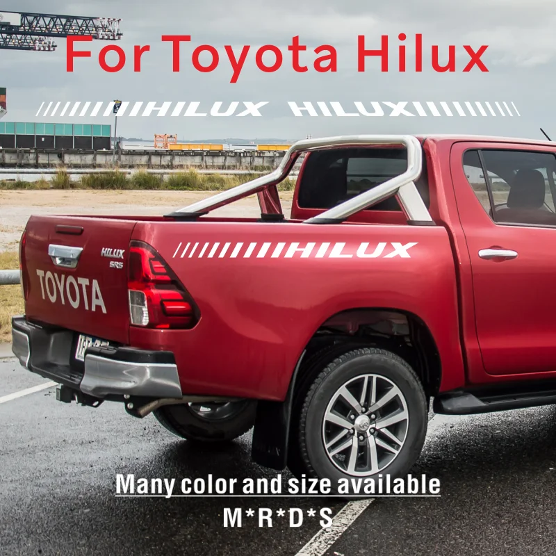 Bed-Side-Stripes-Stickers-For-Toyota-Hilux-Revo-Vigo-Truck-Graphics ...