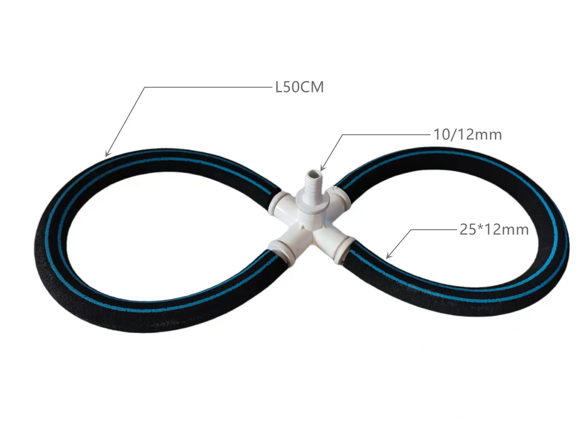 Free-Shipping-2PCS-Fish-Tank-Aeration-Tube-Aerator-Six-Holes-PVC ...