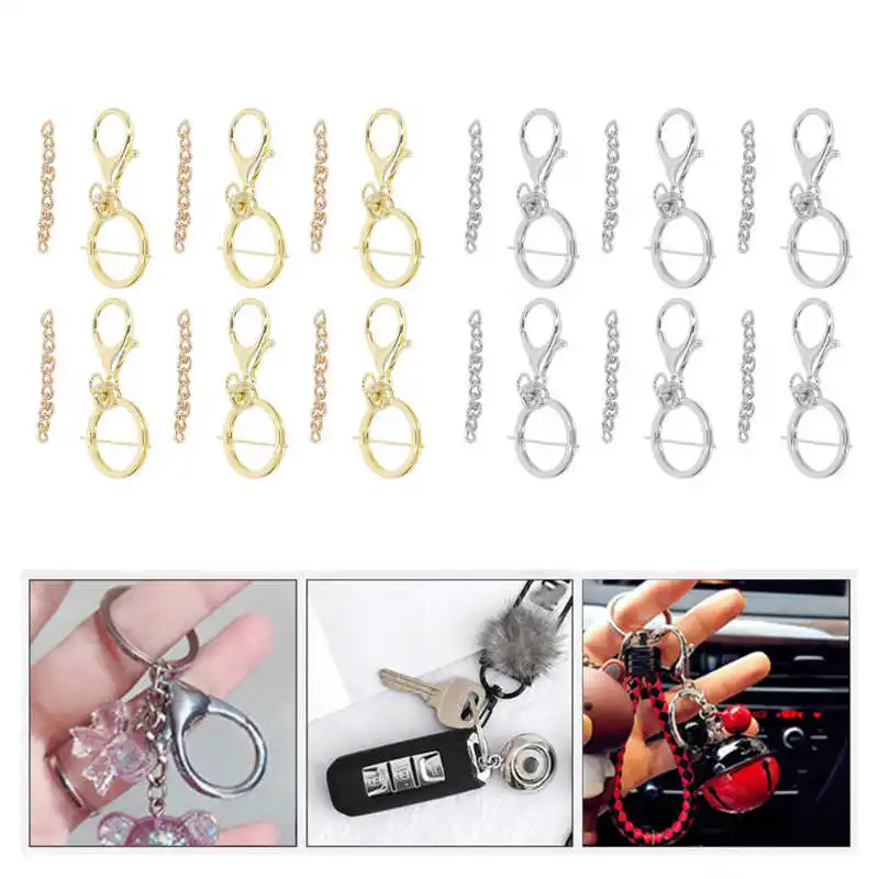 Key-Chain-Kit-30Pcs-Rings-Chains-Sturdy-Durable-Metal-Widely-Used-Key ...