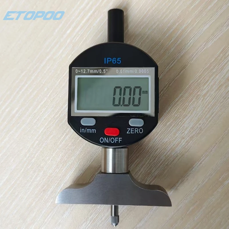 Electronic-digital-display-radius-gauge-12-7MM-0-001-R-gauge-Diameter ...
