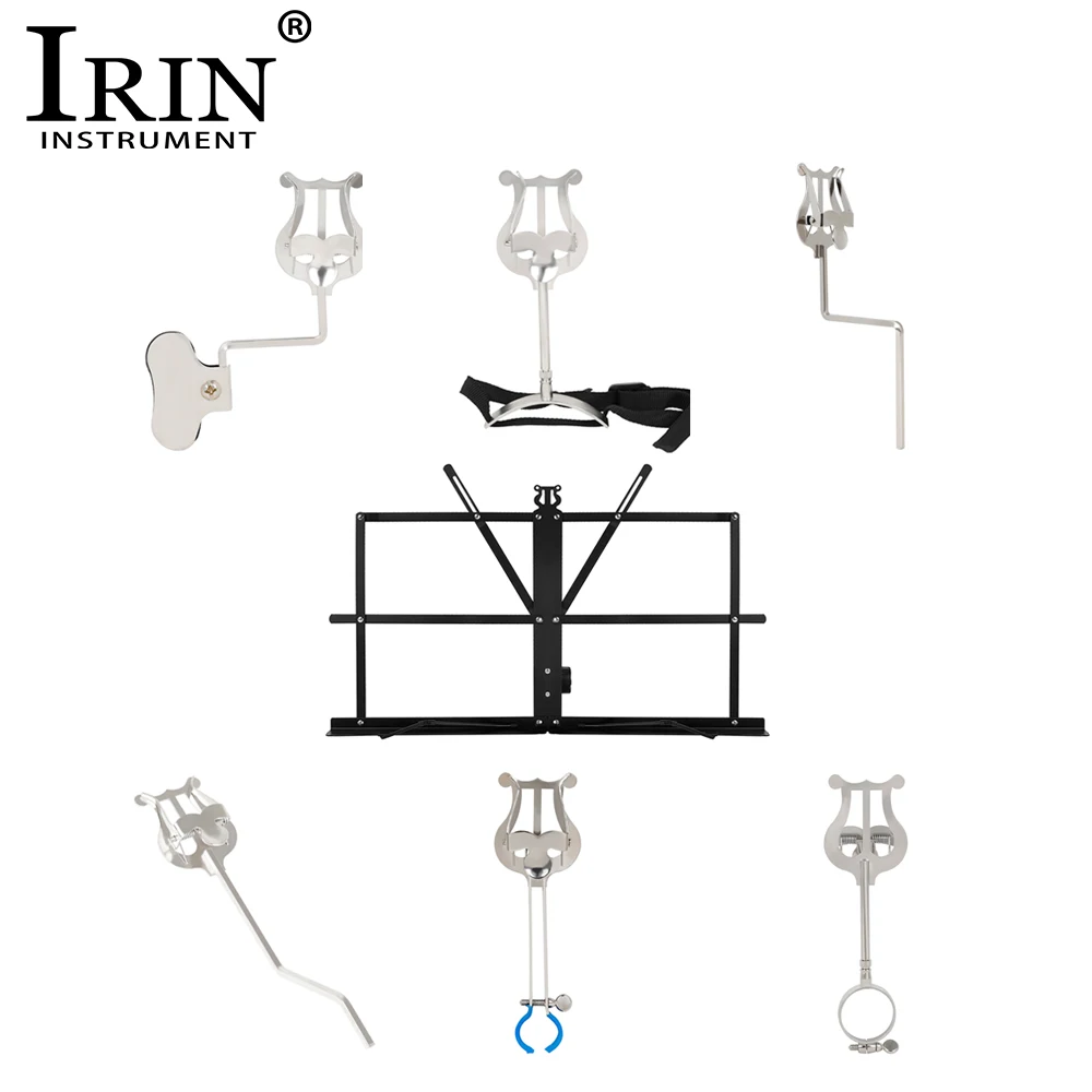 IRIN-Saxophone-Sheet-Music-Stand-Marching-Sheet-Music-Lyre-Clip ...