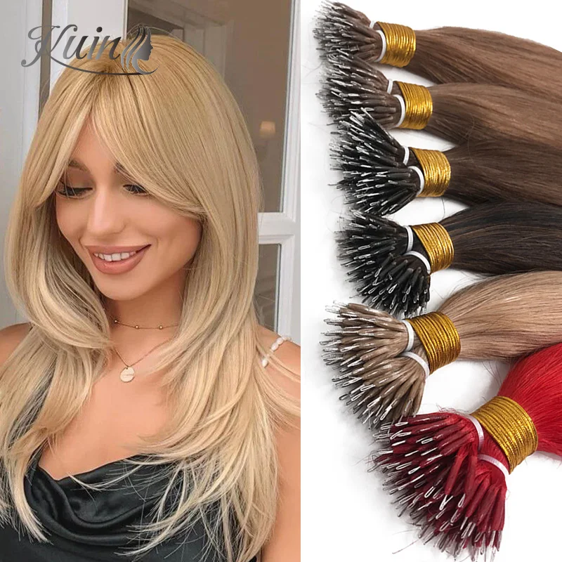 Straight-Micro-Nano-Ring-Human-Hair-Extensions-50Pcs-Micro-Beads ...