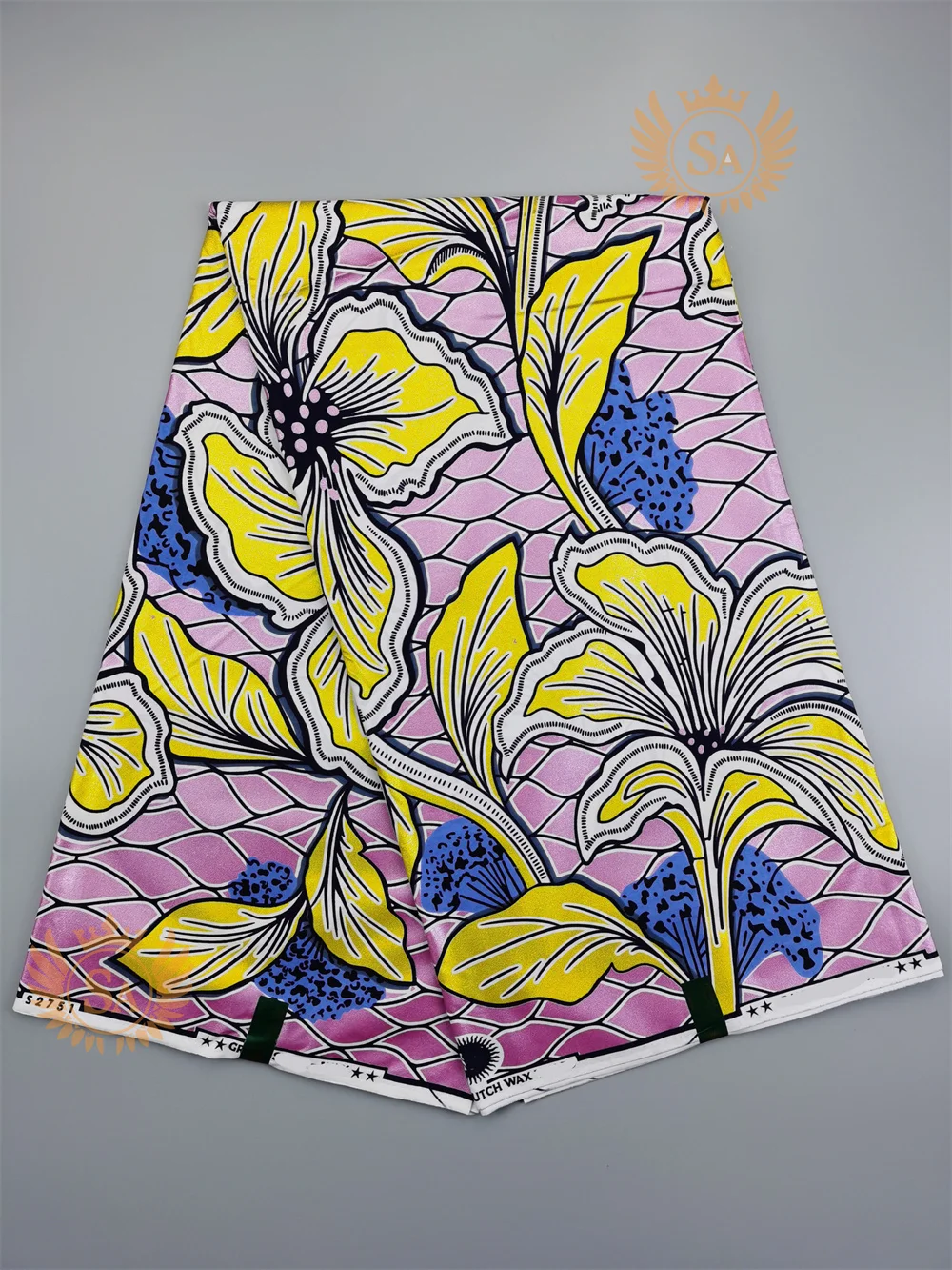 New Nigerian African Wax Fabrics Cotton Print Wrap Batik Ankara High ...