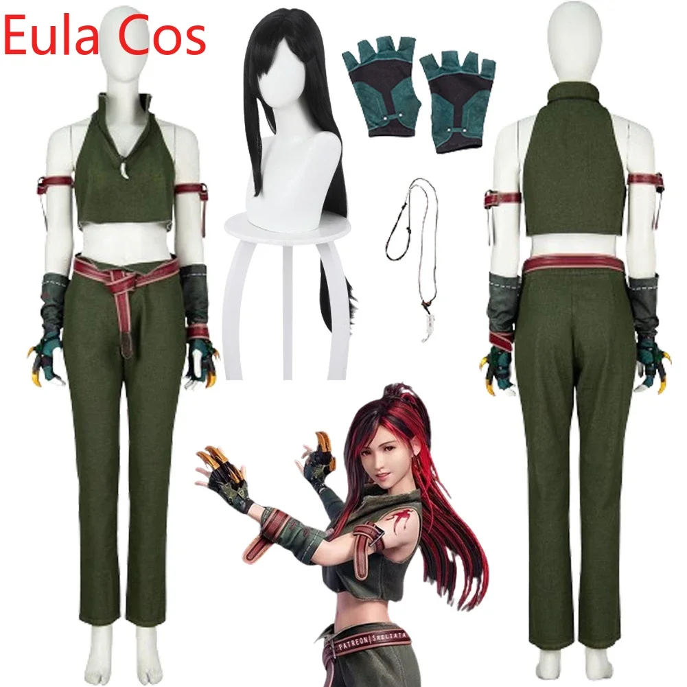 Tifa-Cosplay-Women-Role-Costume-Anime-Game-Final-Cosplay-Fantasy-Wig ...