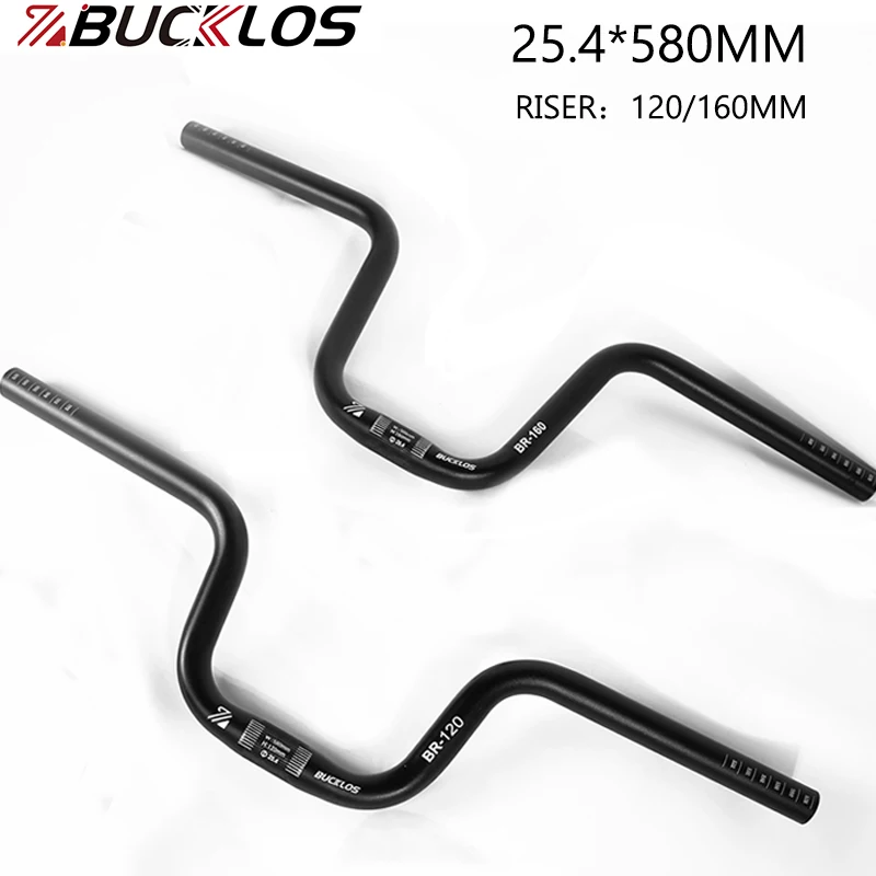 BUCKLOS-25-4mm-Bicycle-Riser-Handlebar-580mm-Folding-Bike-Handlebar ...