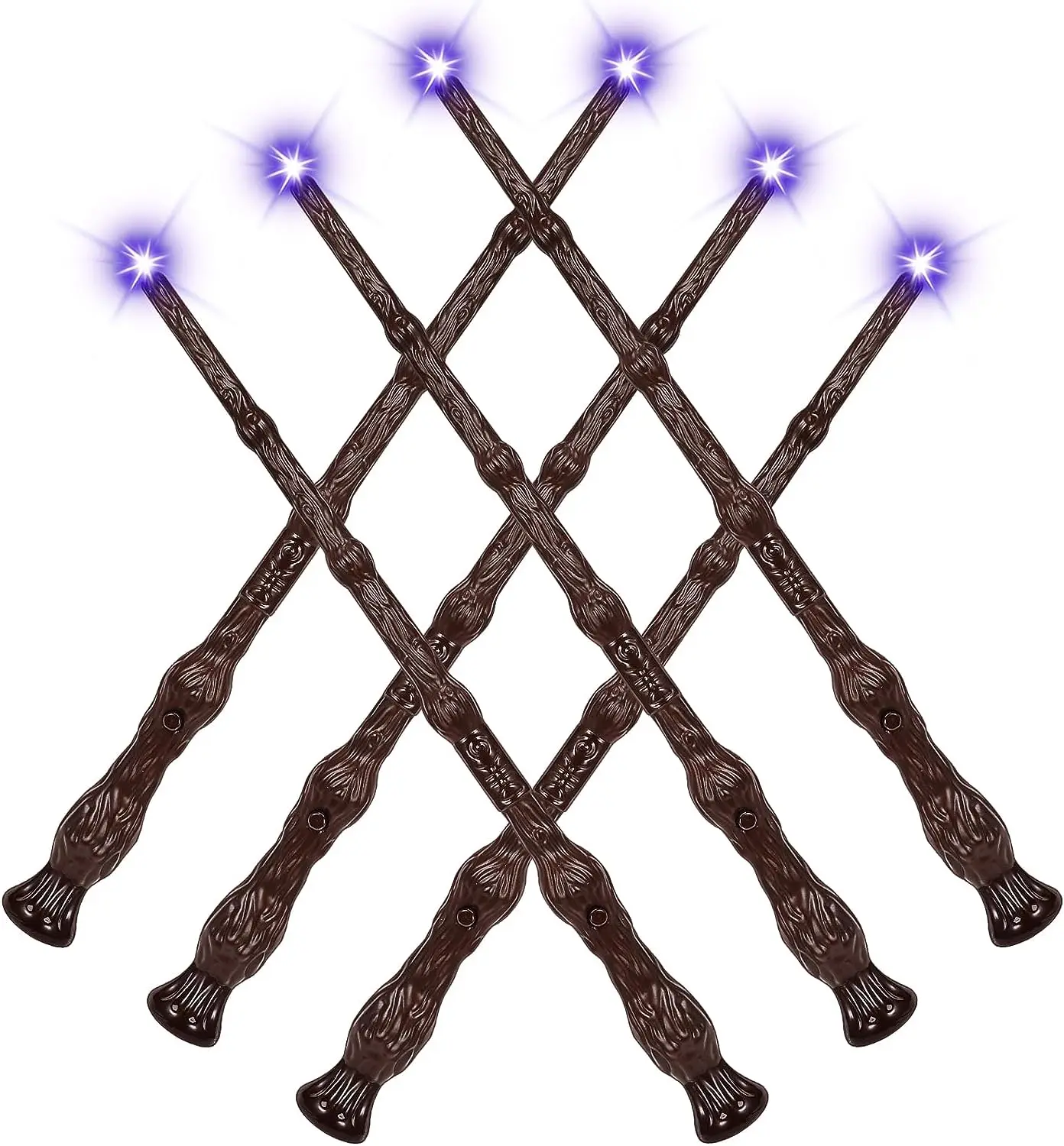 6-10-20PCS-Halloween-Light-Up-Magic-Wand-with-Sound-Wizard-Witch ...