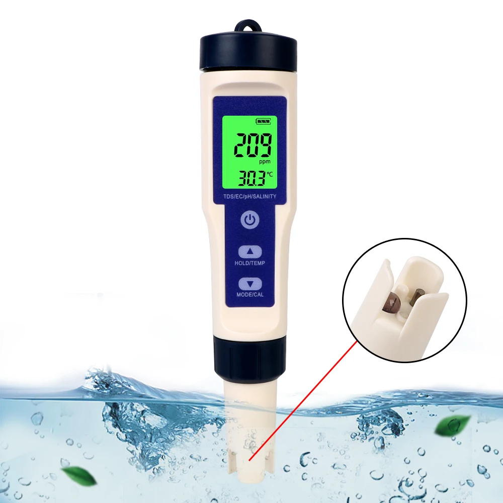 Purity-Measure-Tool-Temperature-Hydrogen-rich-Meter-5-in-1-PH-TDS-EC ...