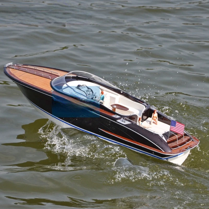 RC Boat Model Yacht REVIVAL Luxury Yacht Finished Boat Bikini Figure ...