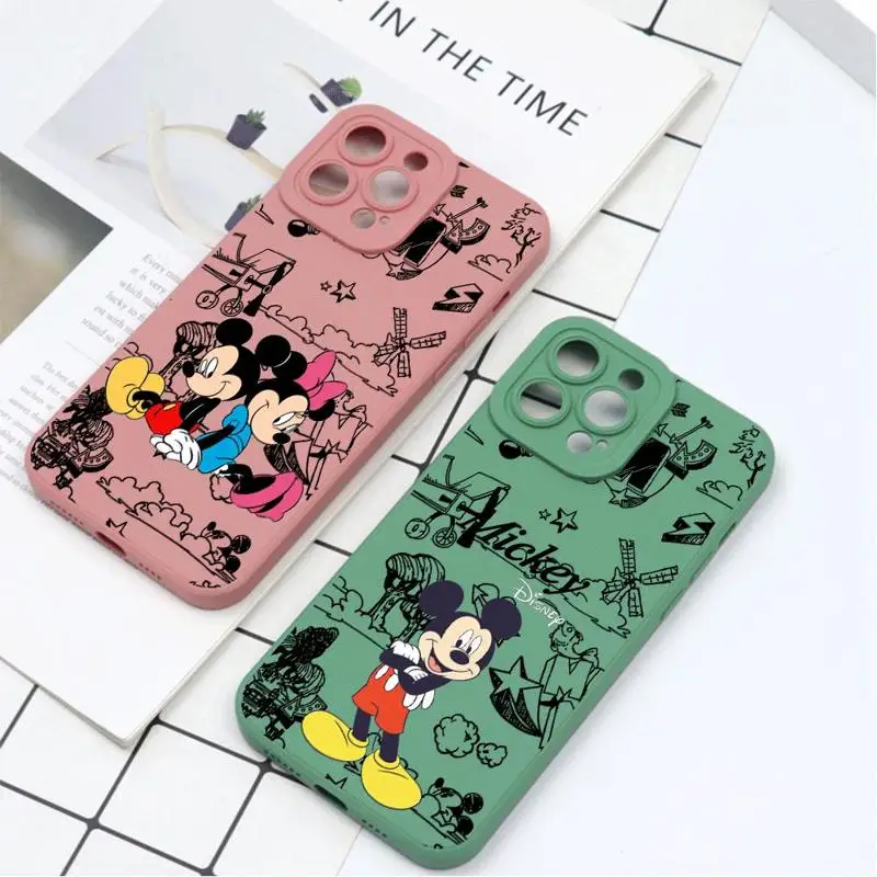 Mickey-Minnie-Mouse-Phone-Case-For-iPhone-15-14-11-Pro-Max-13-12-Mini ...