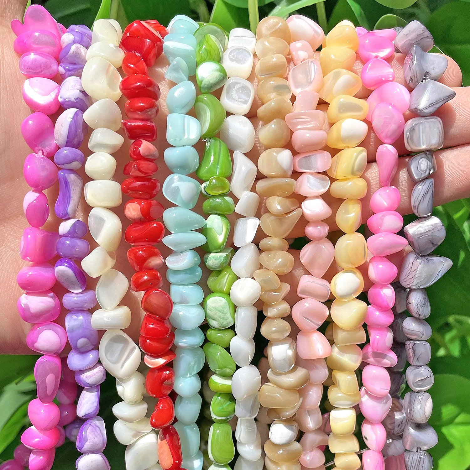 Natural-Shell-Beads-Colorful-Irregular-Mop-Mother-of-Pearl-Loose-Spacer ...