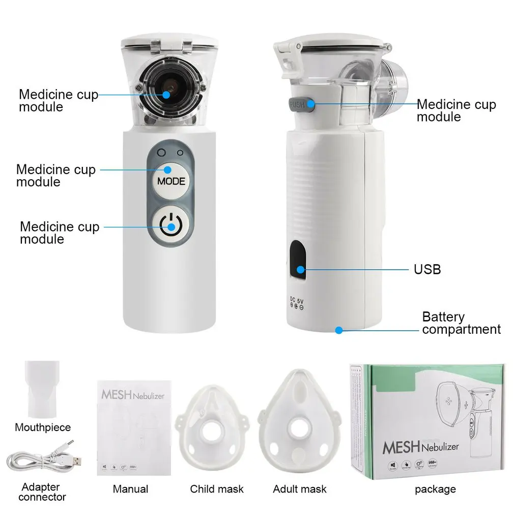 Nebulizer-Mesh-Nebulizaer-Portable-Atomizer-Mini-Nebulizer-Health-Care ...