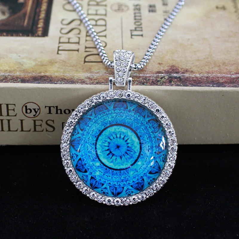 Cubic-Zirconia-Pendant-Necklace-Vintage-Egyptian-Pharaoh-Amulet-Rune ...