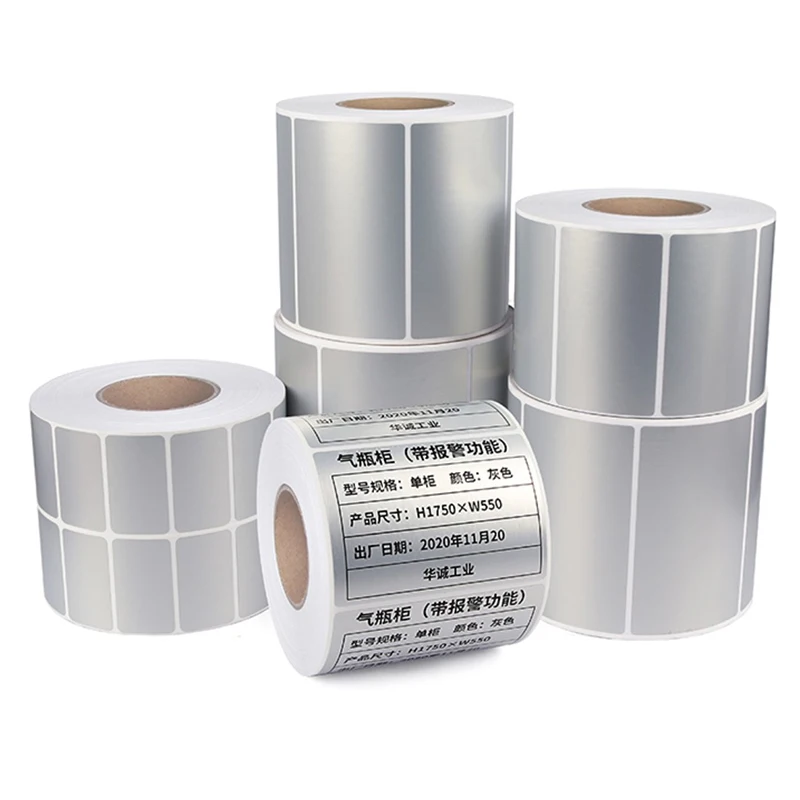 1Roll-pack-Matte-Silver-Sticker-Blank-PET-Labels-for-Thermal-Transfer ...