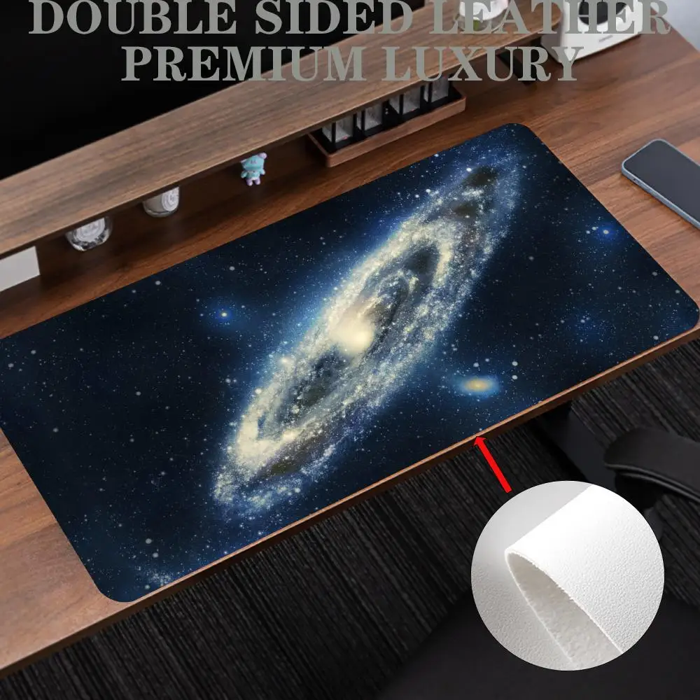 Moon-Space-DIY-gaming-computer-Mouse-Pad-PU-Leather-Waterproof-Mouse ...
