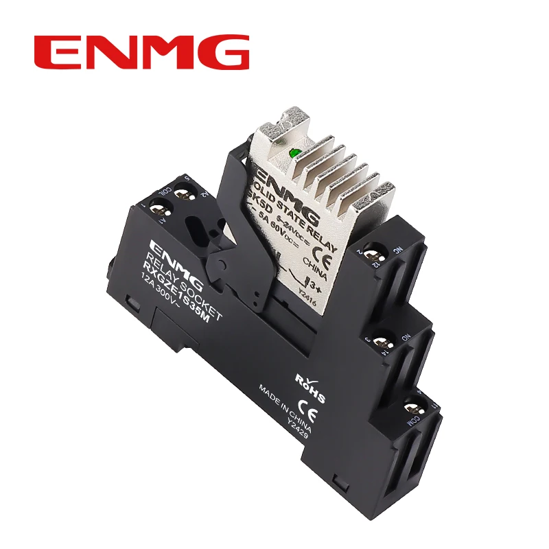 ENMG RJ1S-C-D24 Slim Electromagnetic Relay Miniature DC Normally Open ...