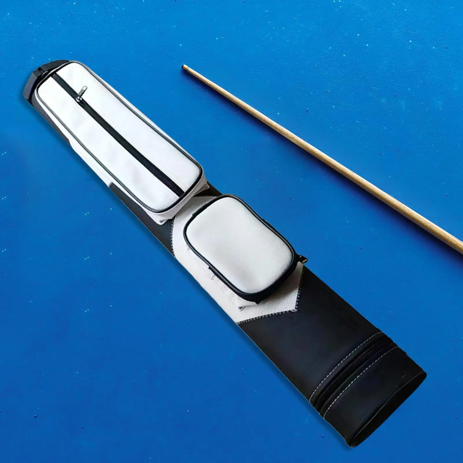 2x2-Billiards-Pool-Cue-Case-Durable-Carrier-Container-Pool-Cue-Storage ...