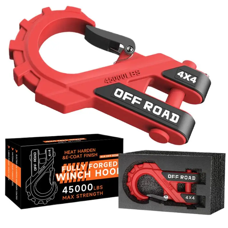 U-shape Car Tow Hook Chain Hook Trailer Tow Cluster Hooks 20 Tons ...