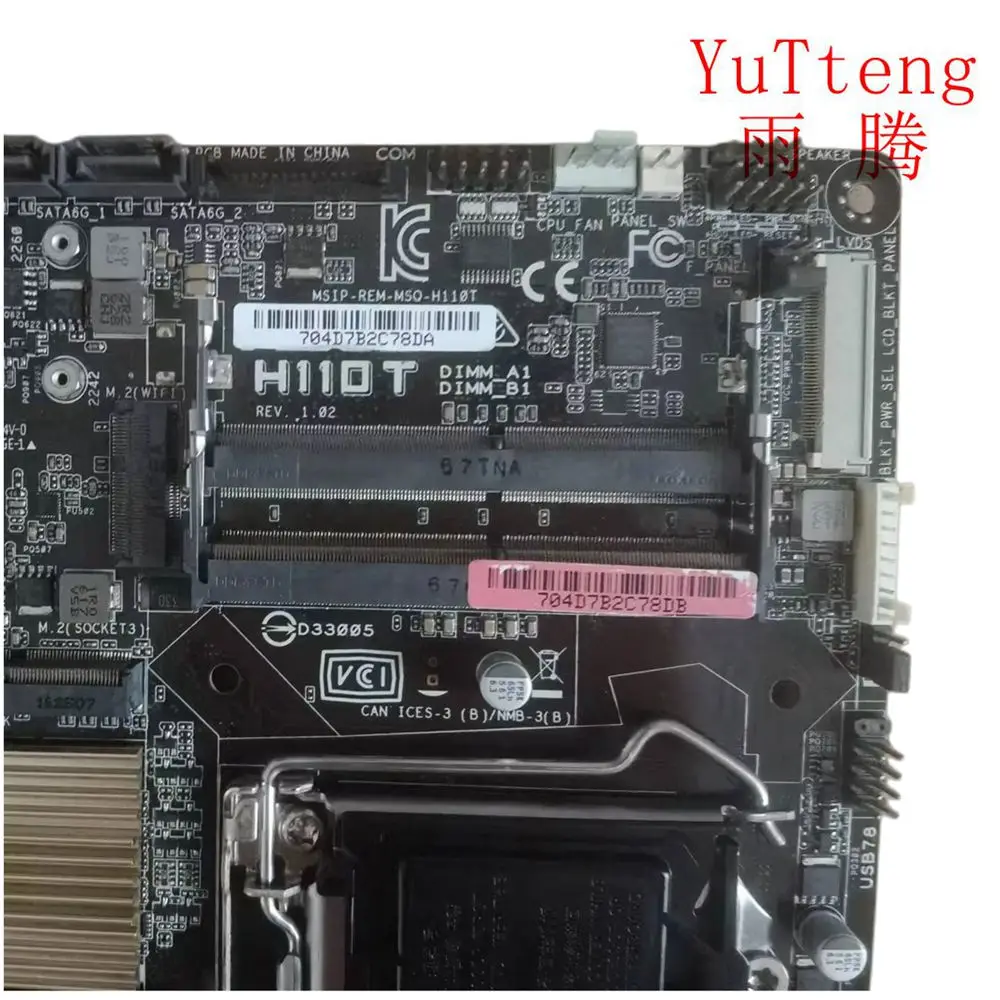 For Intel H110 LGA 1151 CPU for ASUS H110T motherboard computer socket ...
