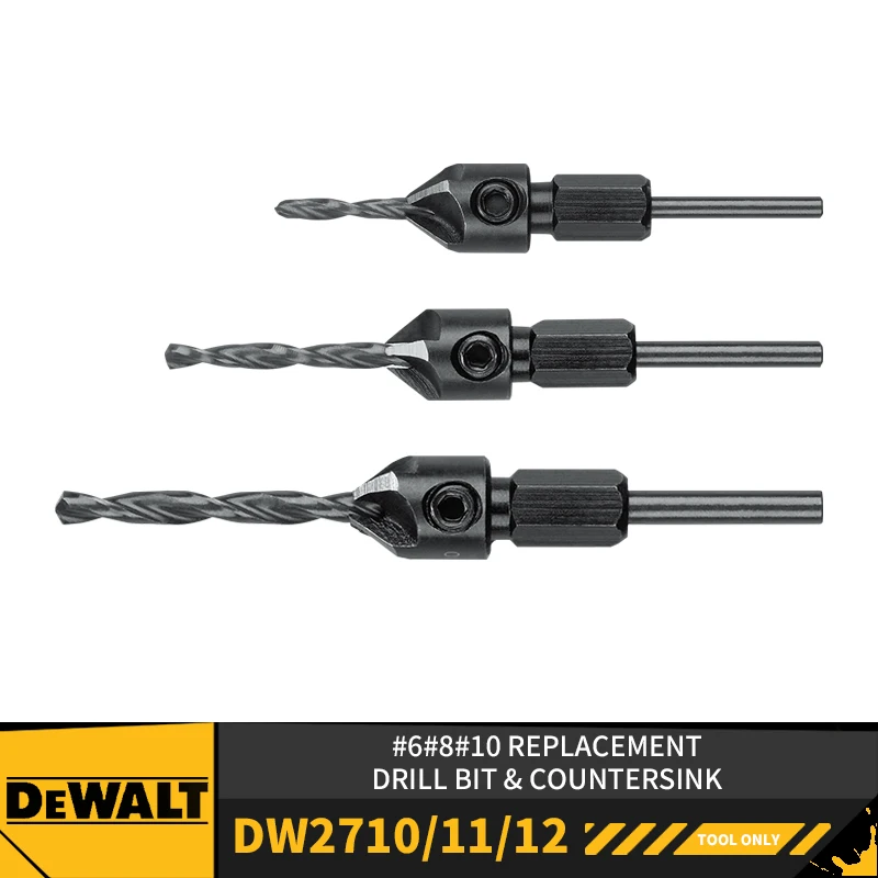 DEWALT-DW2710-DW2711-DW2712-6-8-10-broca-de-repuesto-y-avellanador ...