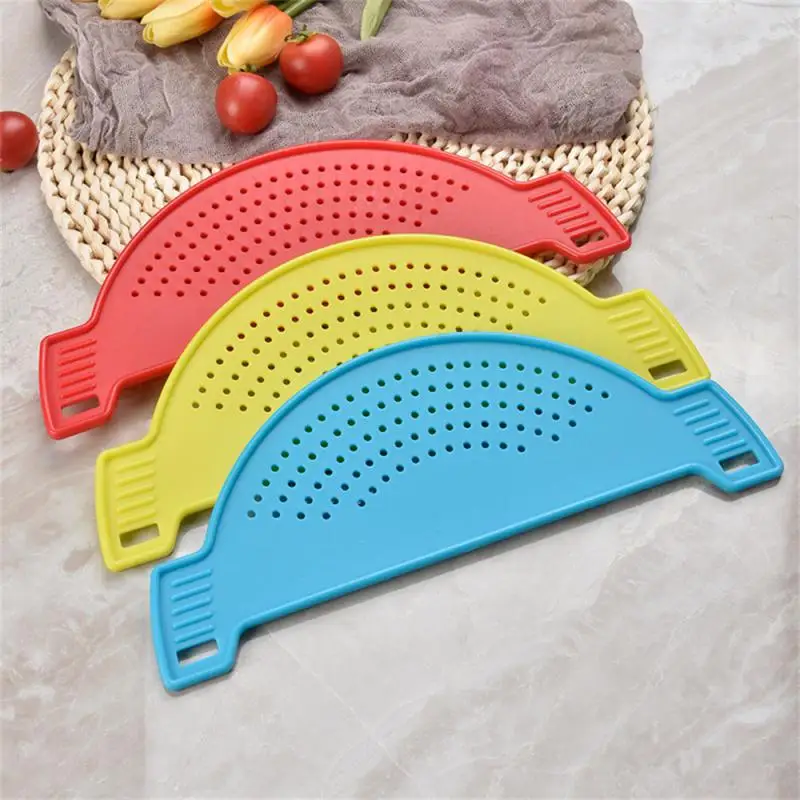 Pan-Pot-Strainer-Plastic-Pasta-Spaghetti-Practical-Draining-Tool-Pot ...