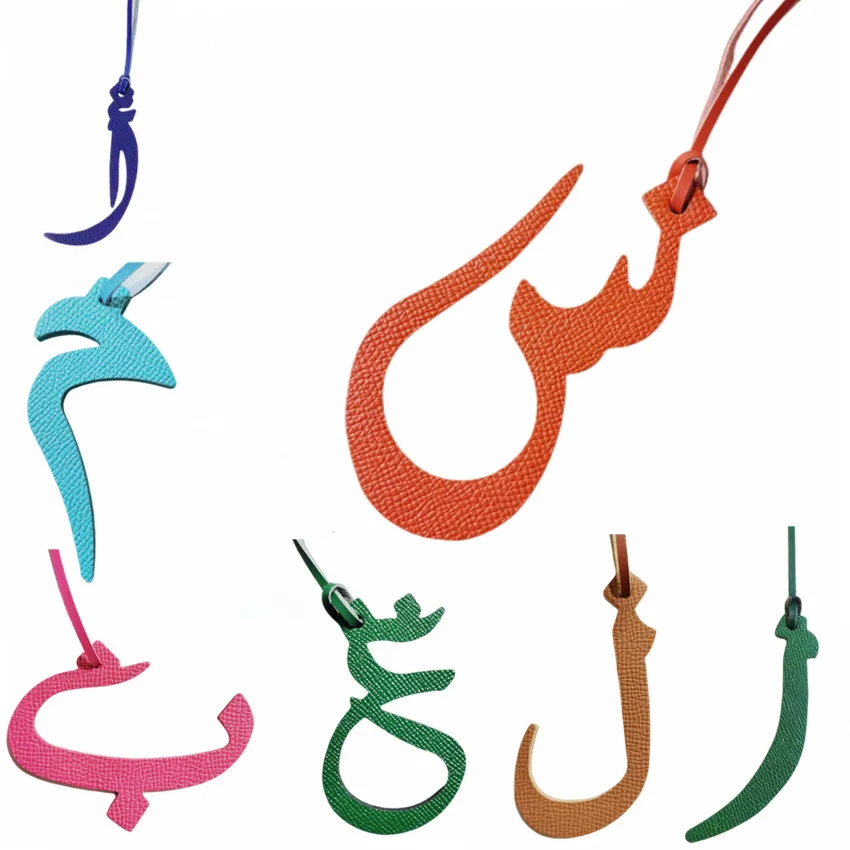 Wholesale-Personalized-Real-Natural-Leather-Character-Alphabet-Arabic ...