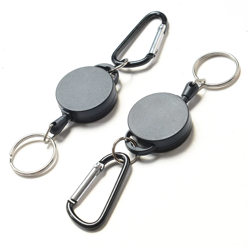 2024-Resilience-Steel-Wire-Rope-Elastic-Keychain-Sport-Retractable ...