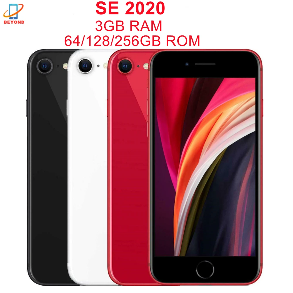 Apple iphone se 2020 se2 se2020 4.7 "ram 3gb rom 64/128/256gb ios impressão digital 4g lte 12mp ...
