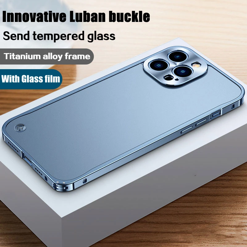 Luxury-Metal-Frame-Phone-Case-For-iPhone-12-13-Pro-Max-Mini-Camera ...