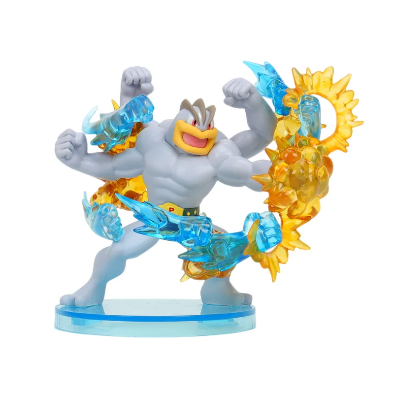 Pokemon Figures Machamp Anime Action Figure Model Collect Charizard ...