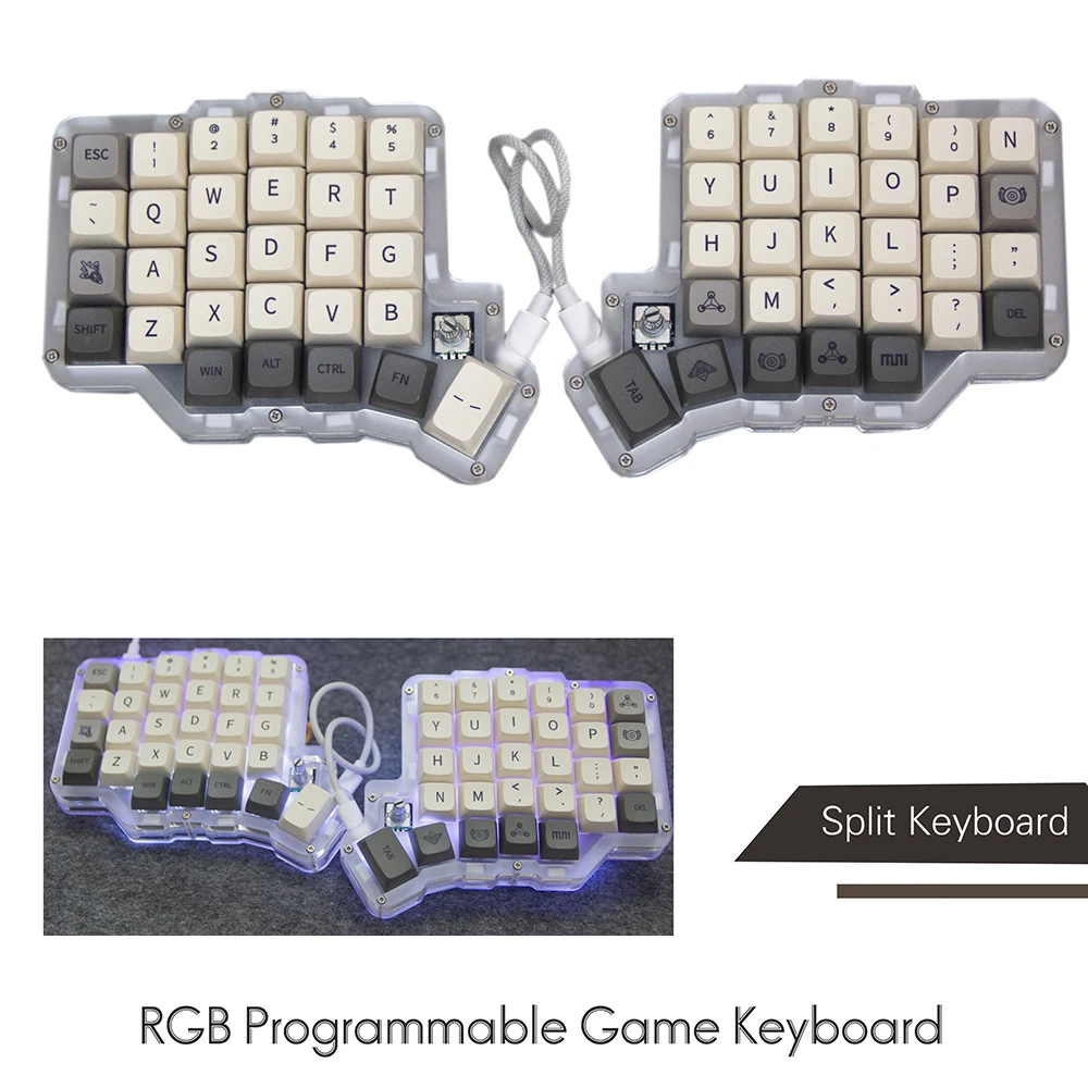 Teclado-dividido-Macropad-LT58-con-perilla-DIY-RGB-retroiluminado-a ...