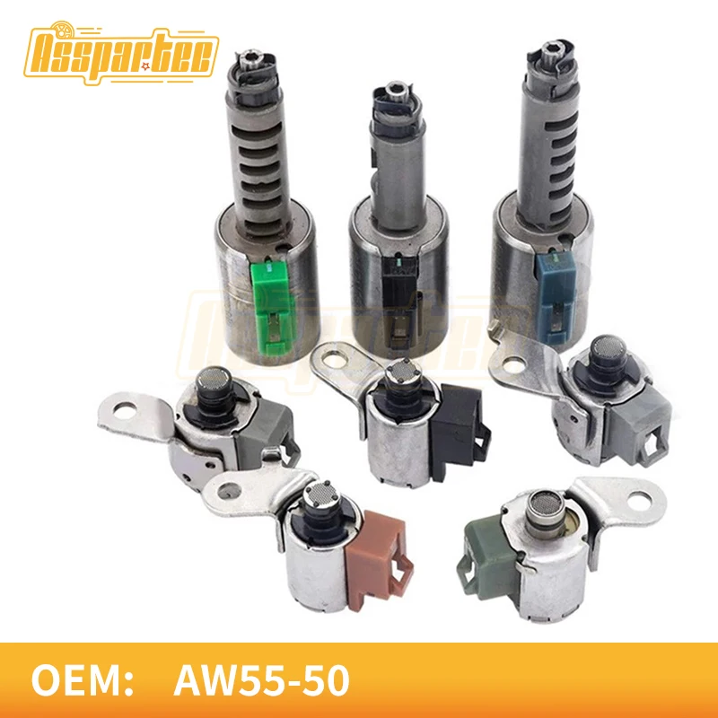 8PCS-Original-AW55-50SN-AW55-51SN-AF23-AF33-RE5F22A-AW55-50SN-AW55-Transmission-Solenoid-Kit ...