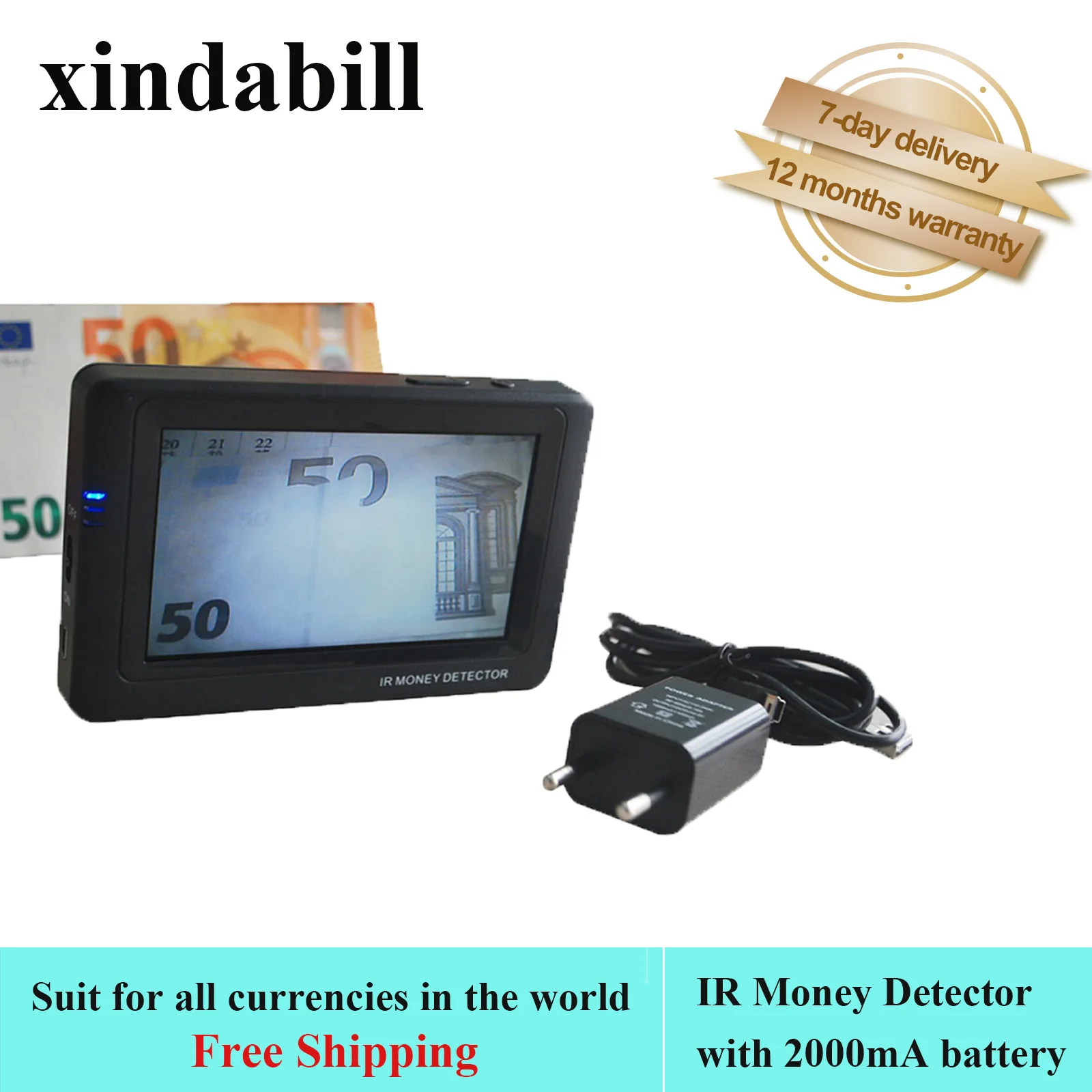 V88-Portable-Money-Detector-Multi-Currencies-Fake-Banknote-Cash ...