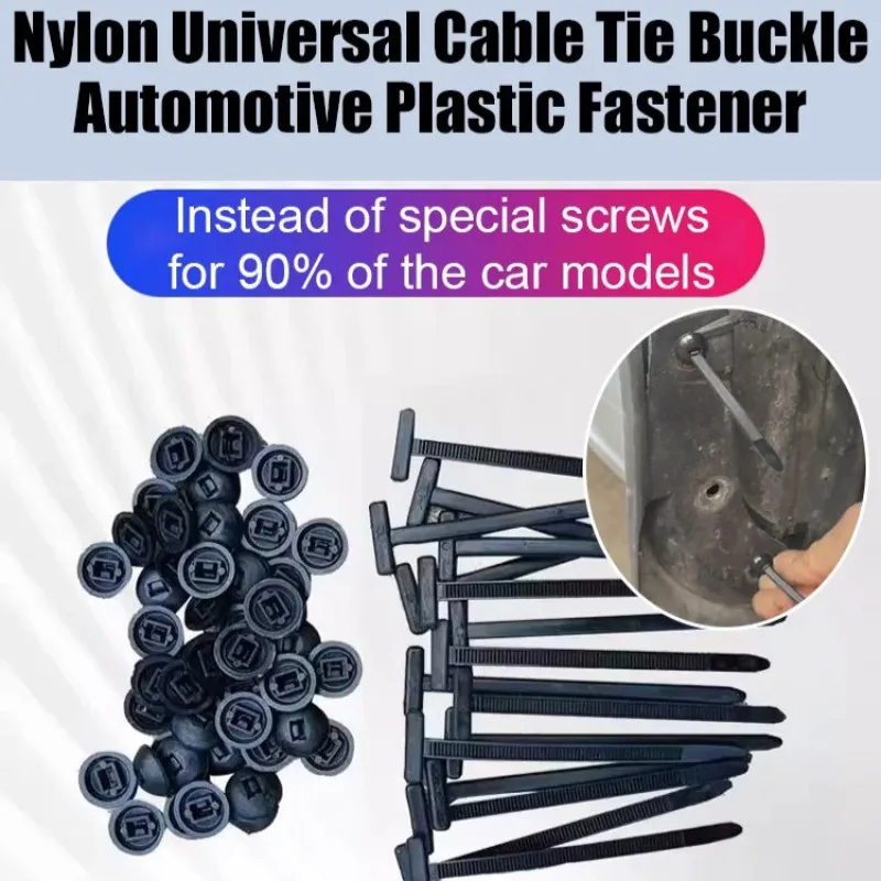 Universal Cable Tie Buckles for Cars and Motorcycles Automotive Plastic ...