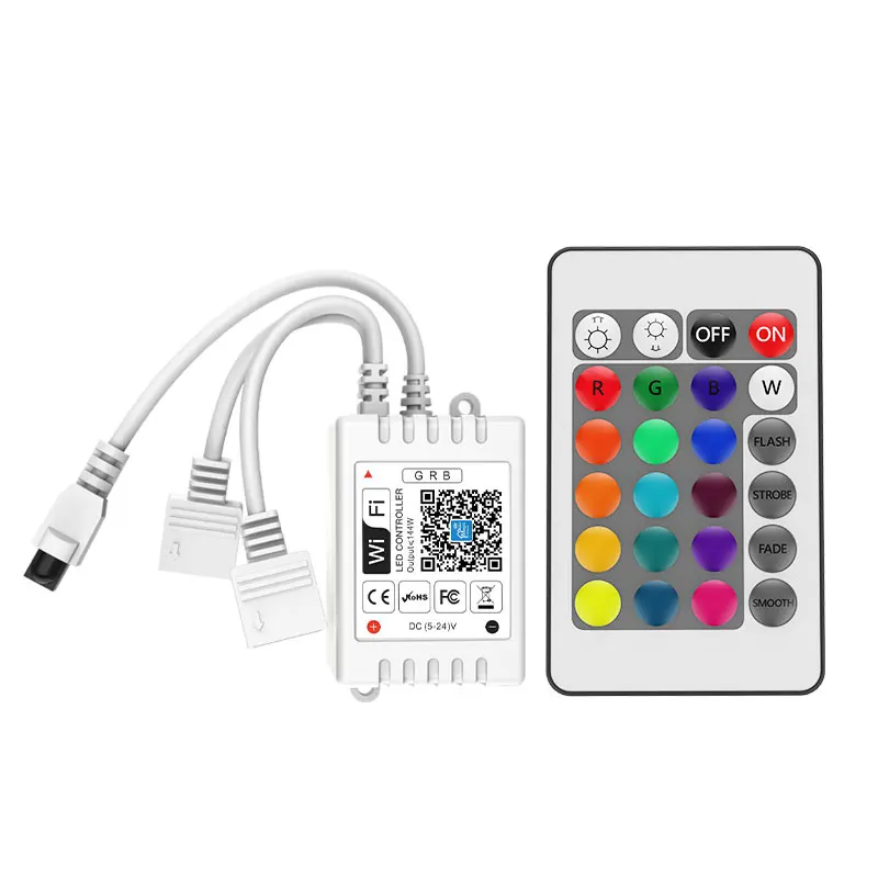 Controlador LED Magic Home con Wifi, controlador RGB de 5V 24V ...