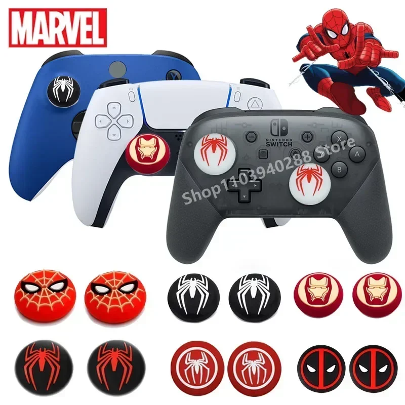 1set-Disney-SpiderMan-Deadpool-Thumb-Grip-Cap-Cover-Playstation-PS5-PS4 ...