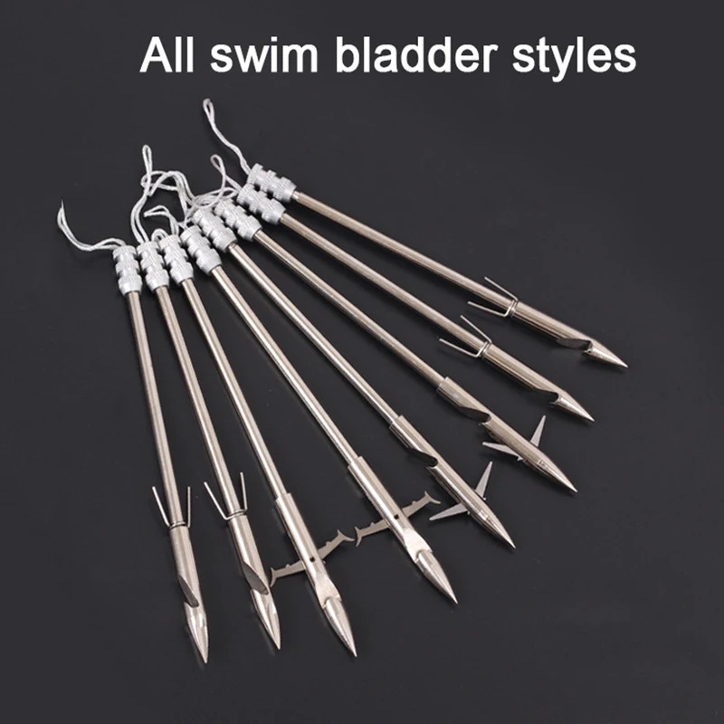High-Precision-Slingshot-Fish-Dart-Multi-Style-Stainless-Steel-Bullet ...