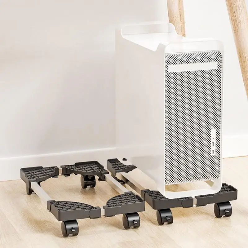 Mobile-CPU-Stand-Cooling-Base-Chassis-Bracket-with-Locking-Caster-Wheel ...