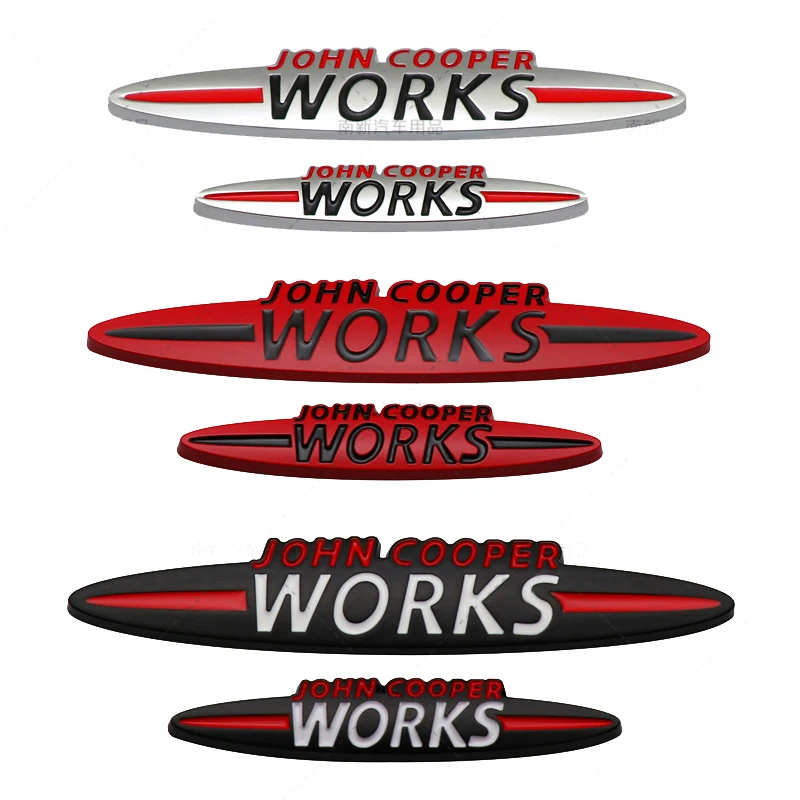 3D-Metal-Car-John-Cooper-Works-Emblem-Badge-Decals-For-MINI-COOPERS ...
