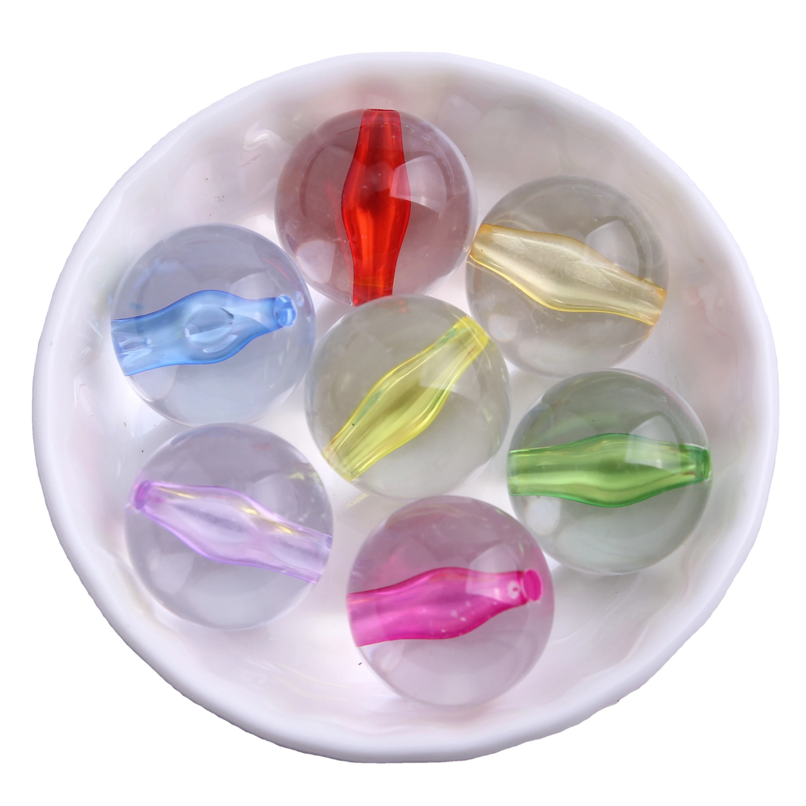 Kwoi Vita 8mm To 20mm Colorful Round Loose New Fashion Chunky Acrylic ...