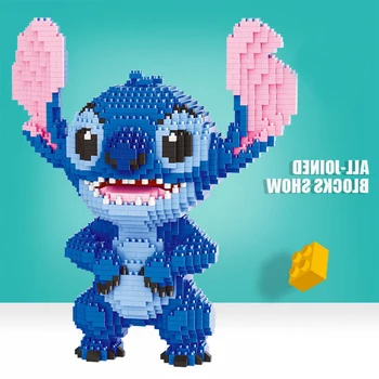2300Pcs+ Mini Bricks Toys Stitch Diamond Building Block Micro Stitch ...