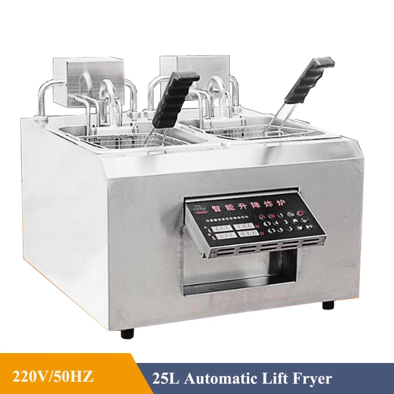25L-Automatic-Lifting-Electric-Fryer-Commercial-Electric-Deep-Fryer-For ...