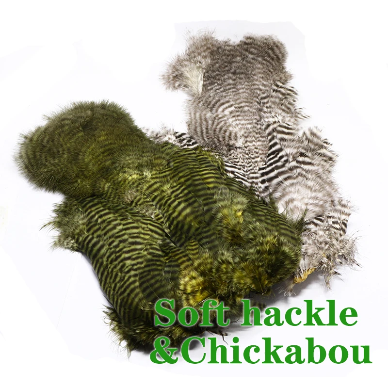 premium fly tying soft hackle with chickabou feather perfect barring ...