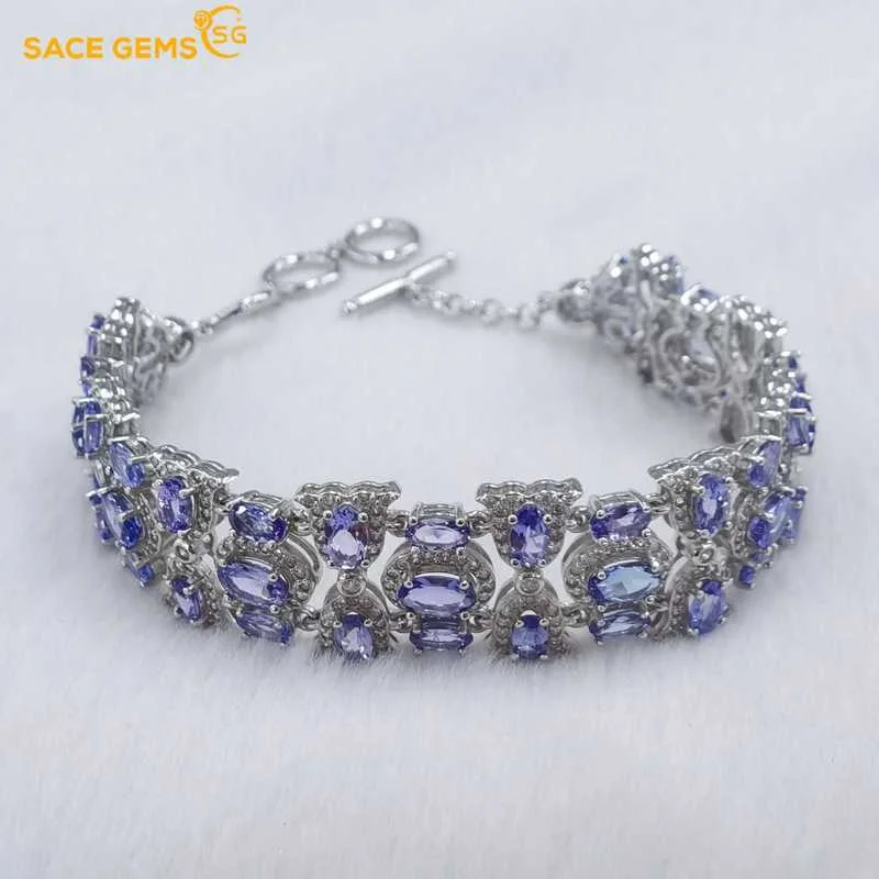SACE-GEMS-pulsera-de-piedras-preciosas-de-lujo-para-mujer-de-Plata-de ...