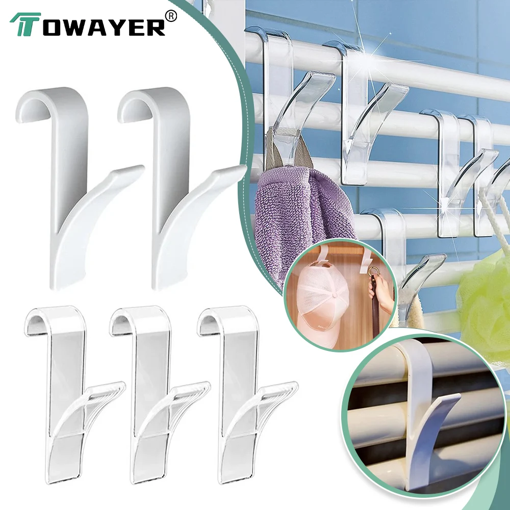 Kitchen-Bathroom-Hanger-Clip-Heated-Towel-Radiator-Rail-Storage-Racks ...