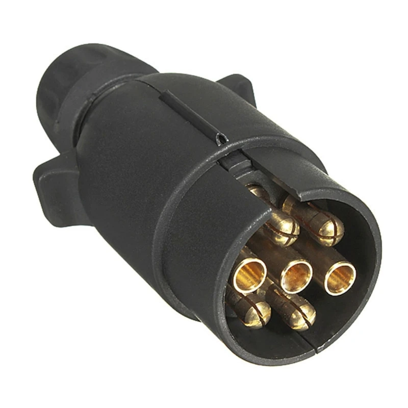 7 Pin Towing Adaptor Trailer Caravans Truck Towbar European Car Plug ...