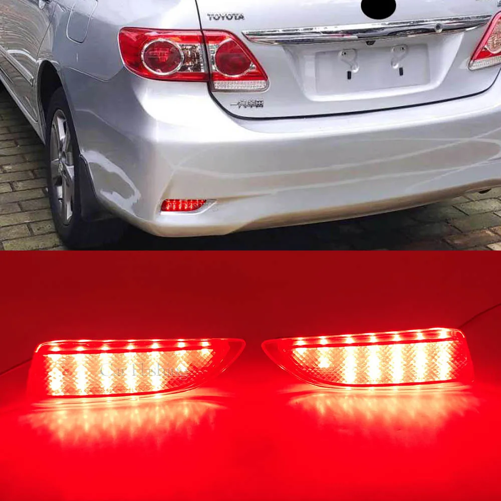 Car-LED-Rear-Bumper-Reflector-Light-For-Toyota-Corolla-2011-2012-2013 ...